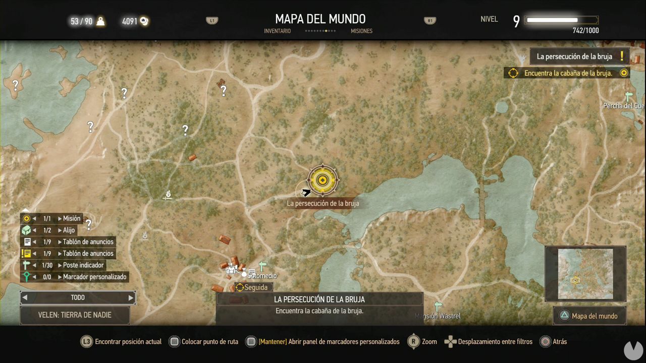 La persecución de la bruja - The Witcher 3: Wild Hunt