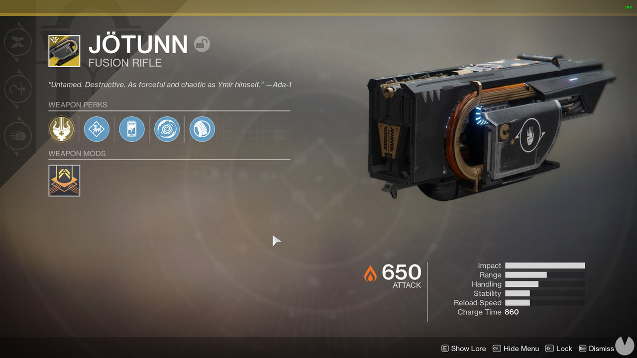 Jötunn en Destiny 2: Cómo conseguir este fusil de fusión exótico