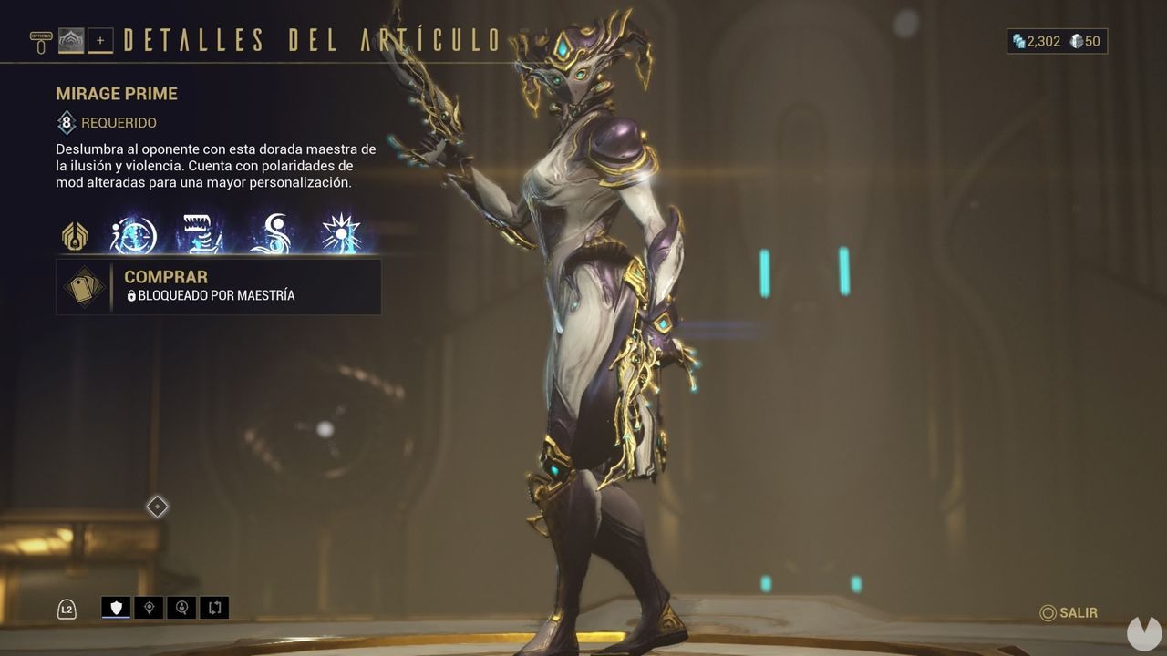 Warframe Mirage Prime: cómo conseguirlo, planos, requisitos y estadísticas