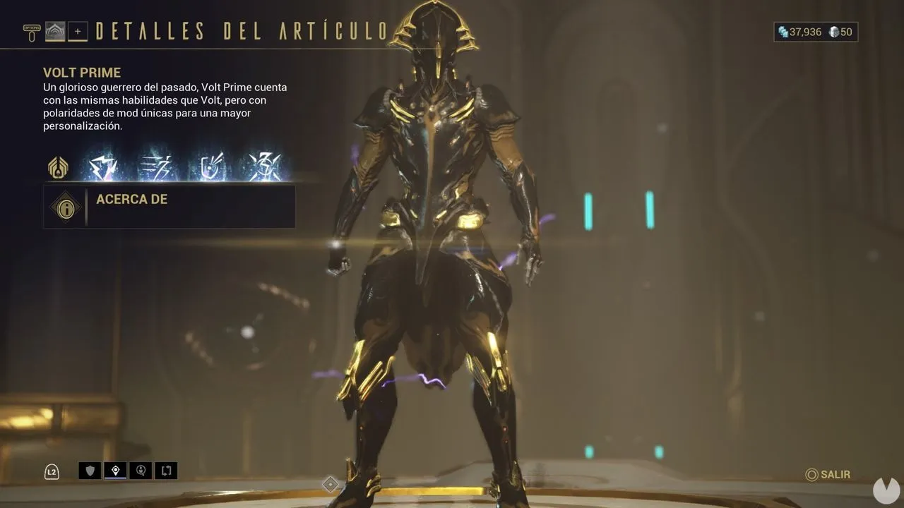 Volt Prime Warframe
