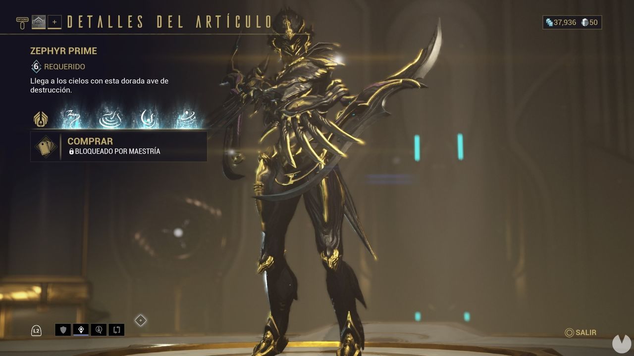 Warframe Zephyr Prime: cómo conseguirlo, planos, requisitos y estadísticas