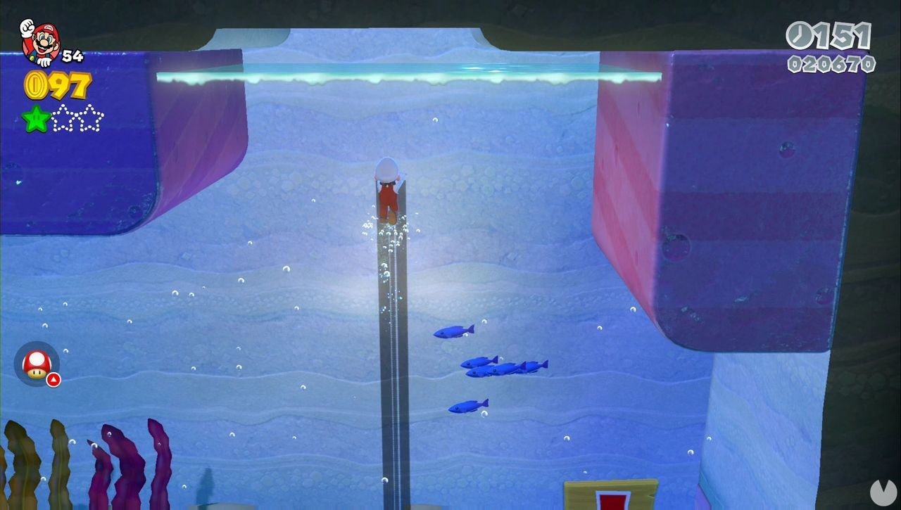 Super Mario 3D World: La cala de las tuberías al 100%