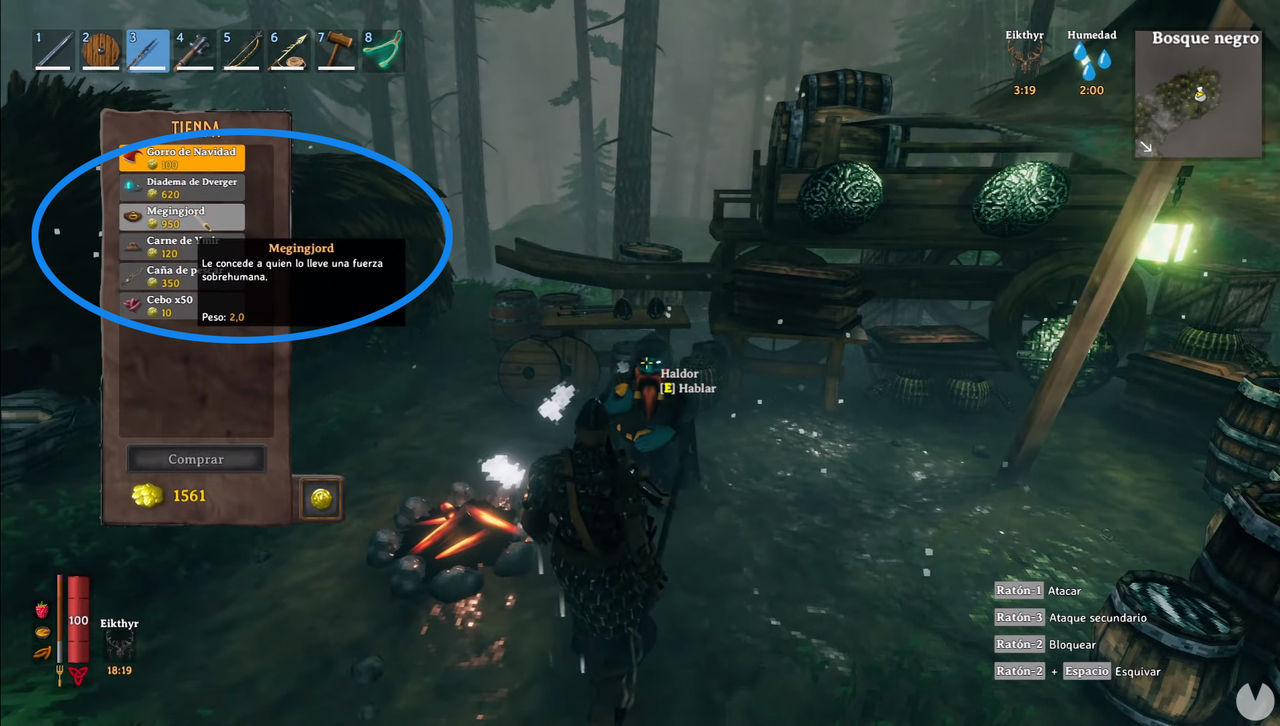 Valheim: Cómo aumentar el inventario para llevar más objetos