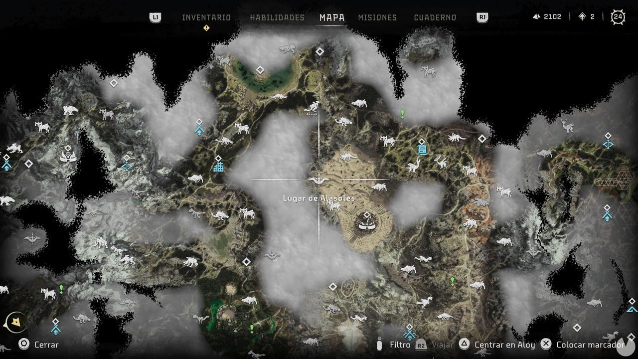 Alasol en Horizon Forbidden West: Debilidades, recompensas y localización