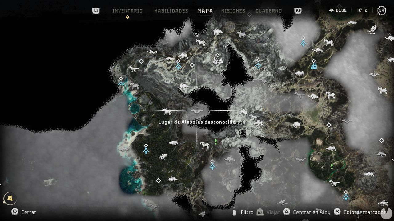 Alasol en Horizon Forbidden West: Debilidades, recompensas y localización