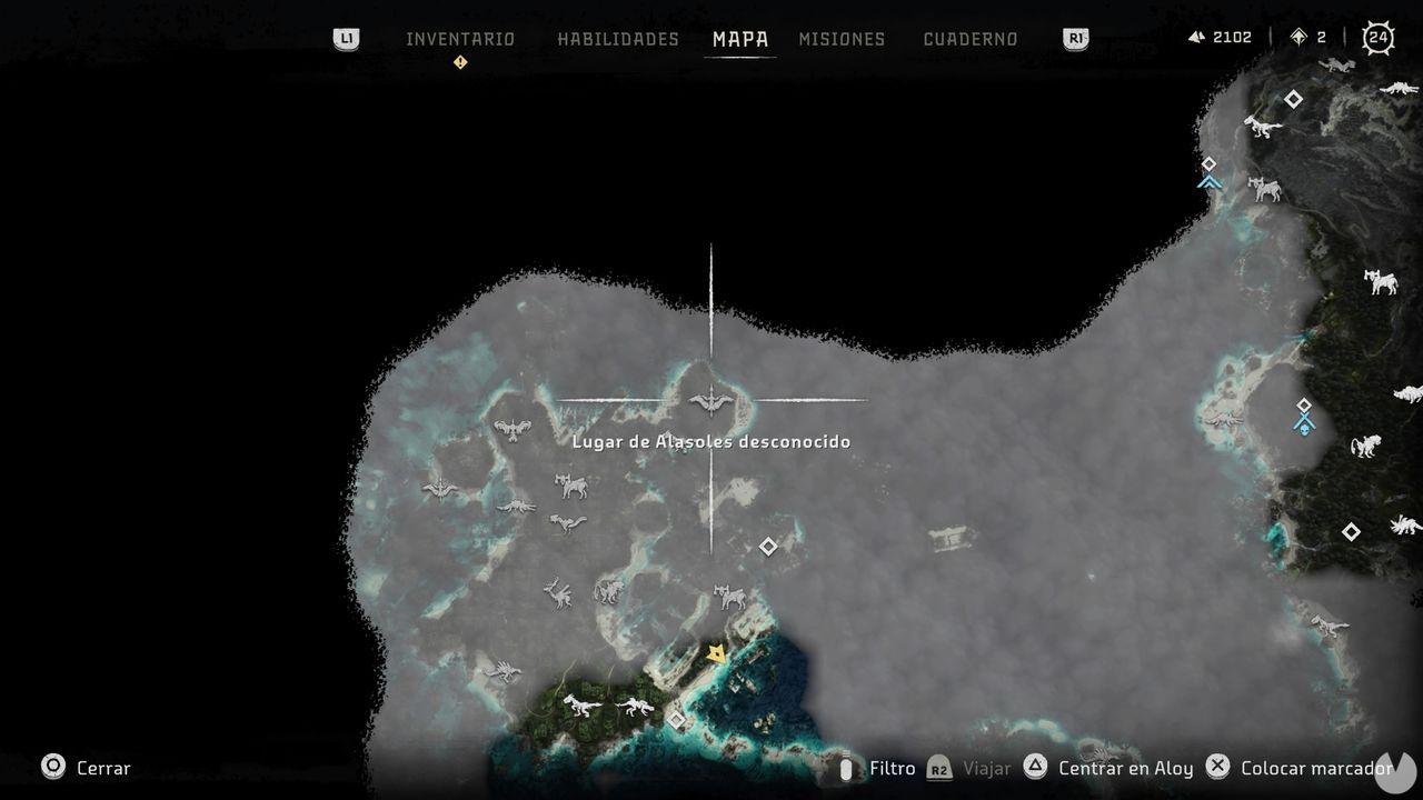 Alasol en Horizon Forbidden West: Debilidades, recompensas y localización