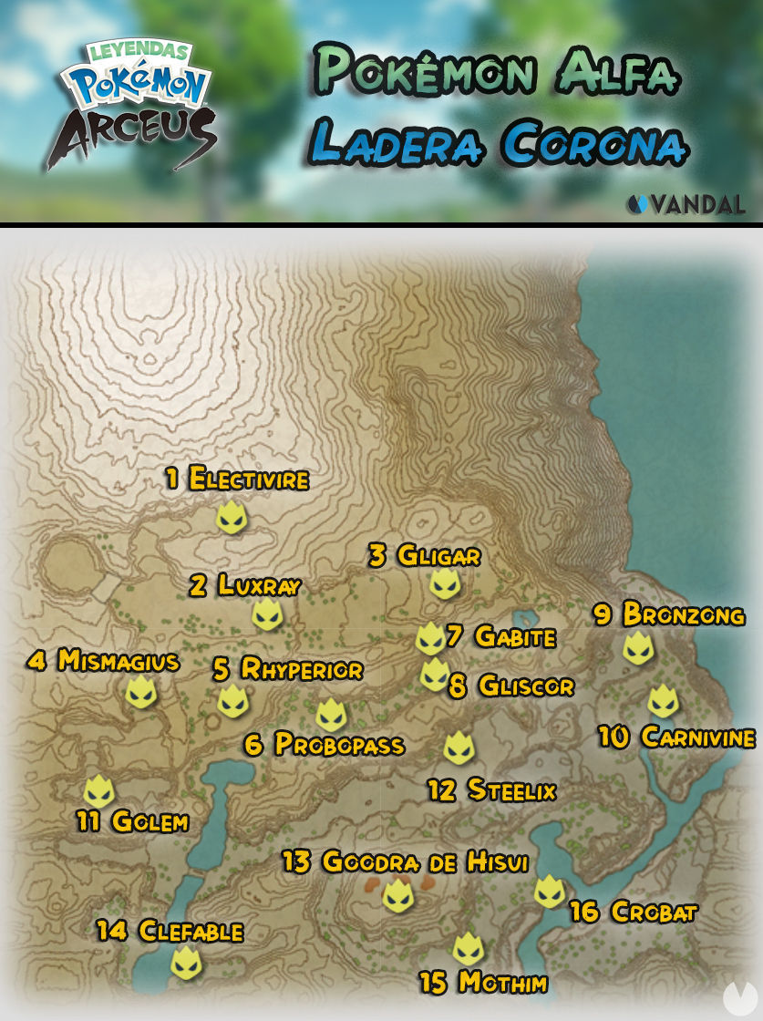 Pokémon Alfa en Leyendas Pokémon Arceus: Dónde aparecen y cómo capturarlos