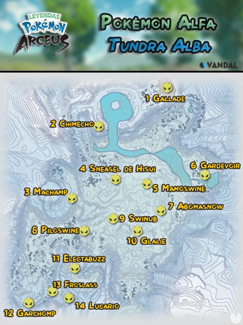 Pokémon Alfa en Leyendas Pokémon Arceus: Dónde aparecen y cómo capturarlos
