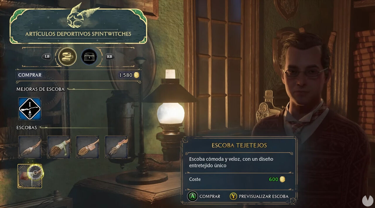Hogwarts Legacy: TODAS las escobas, cómo conseguirlas y mejoras