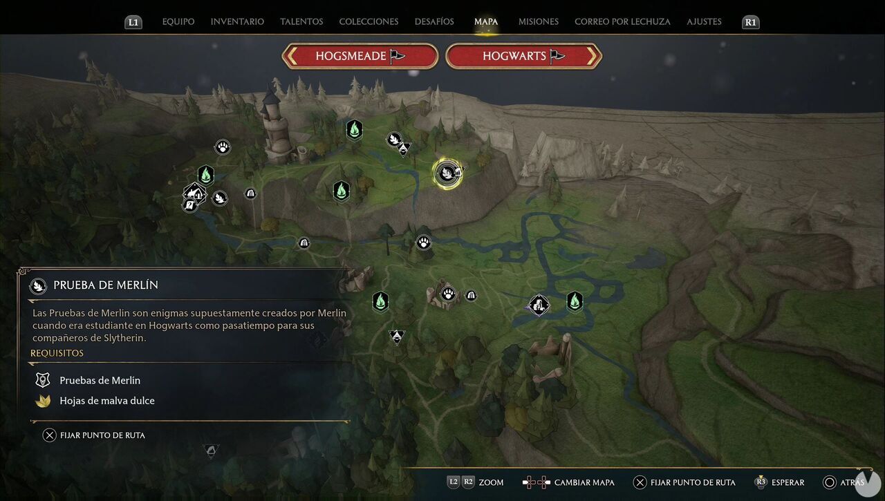 Hogwarts Legacy: TODAS las Pruebas de Merlín y cómo resolverlas