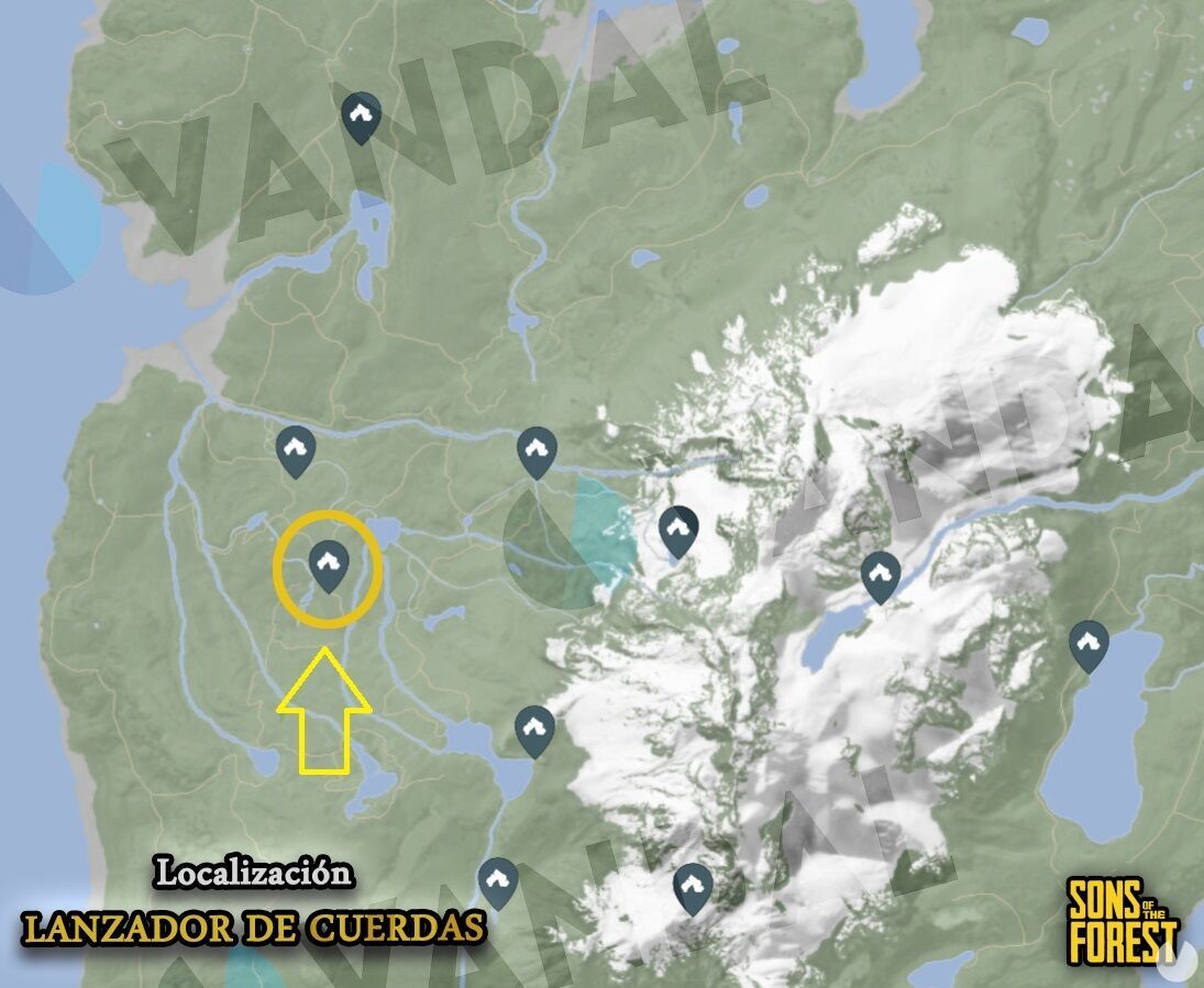 Sons of the Forest: ¿Cómo conseguir el lanzador de cuerdas? (Localización)