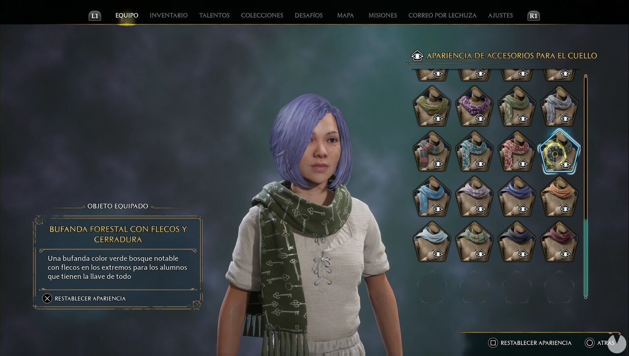 Hogwarts Legacy: TODOS los accesorios para el cuello y cómo conseguirlos