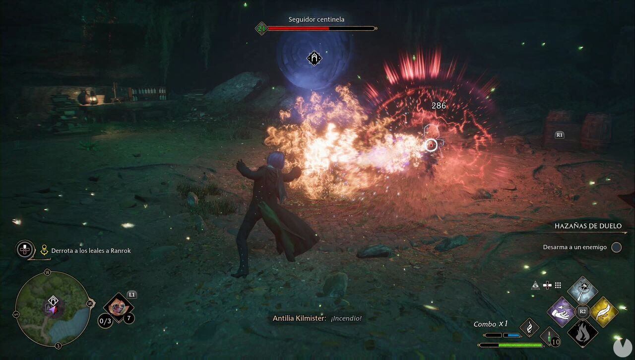 El reposo de Jackdaw al 100% en Hogwarts Legacy