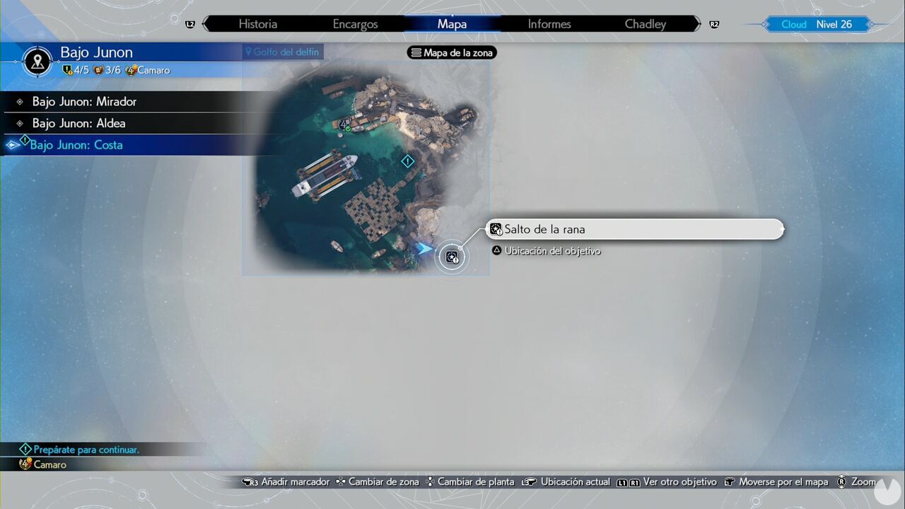 Salto de la rana en Final Fantasy VII Rebirth: cómo ganar y recompensas