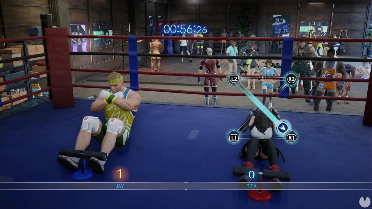 Duelo de abdominales en Final Fantasy VII Rebirth: cómo ganar y recompensas