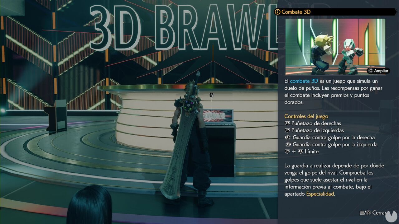 Combate 3D en Final Fantasy VII Rebirth: cómo ganar y recompensas