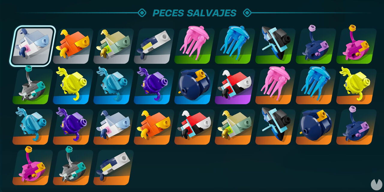 Todos los Peces en LEGO Fortnite: Cómo conseguirlos y cebos de pesca