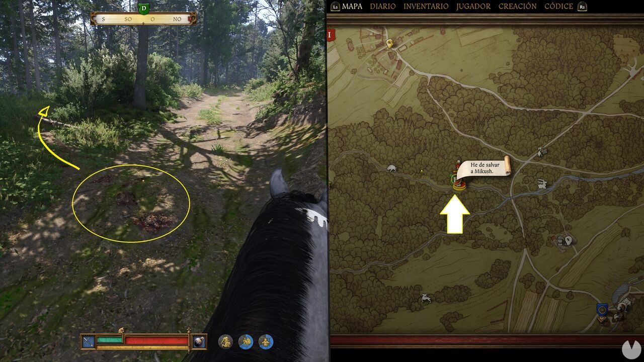Kingdom Come Deliverance 2: Dónde encontrar a Mikush y el tesoro de Mesoles