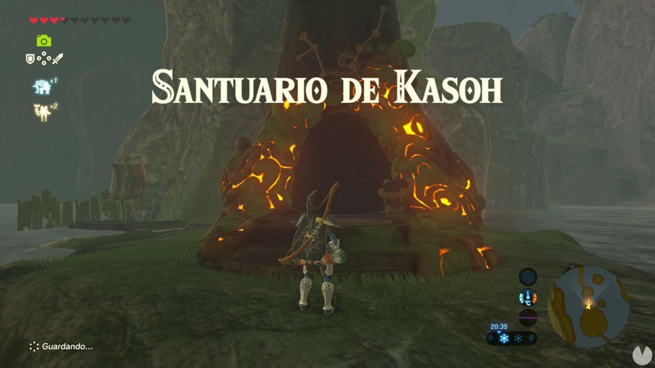 Completar el Santuario de Kasoh en Zelda: Breath of the Wild