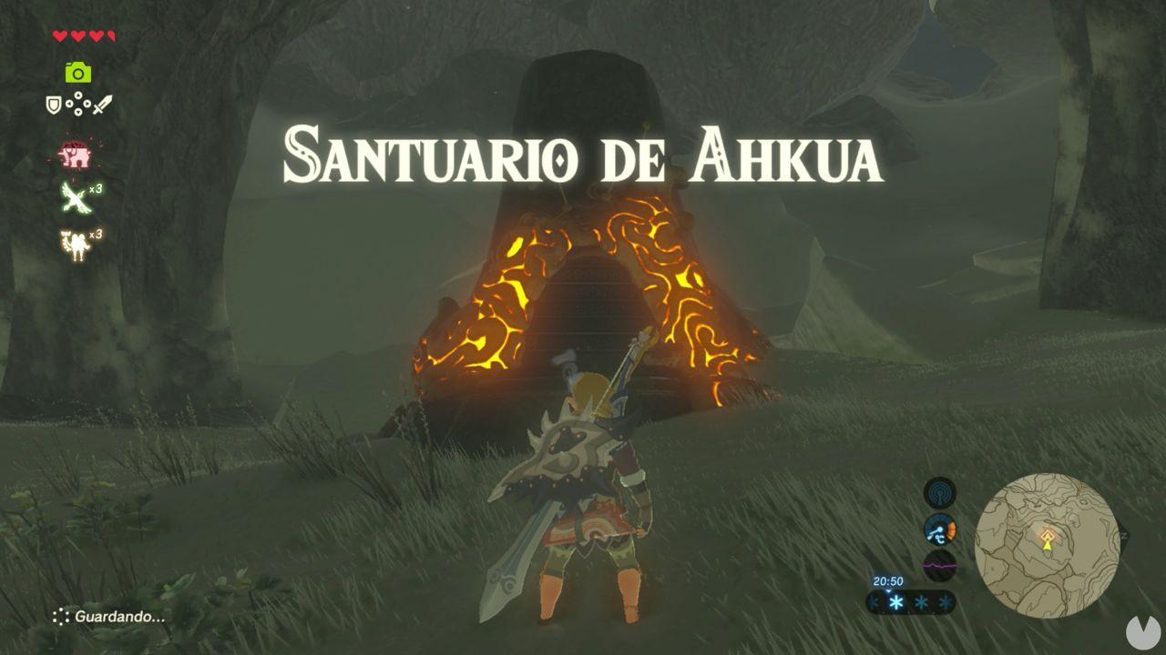 Completar el Santuario de Ahkua en Zelda: Breath of the Wild