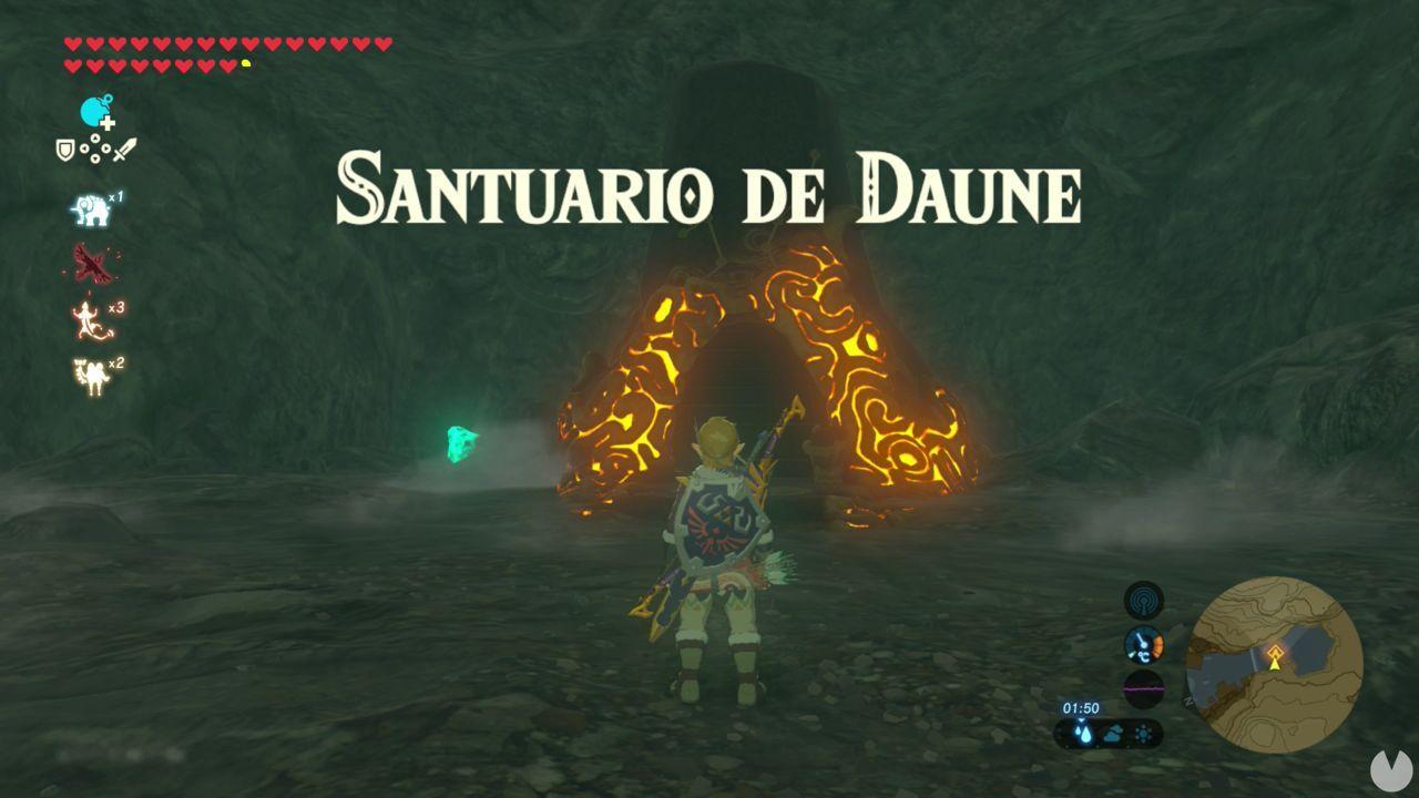 Completar el Santuario de Daune en Zelda: Breath of the Wild