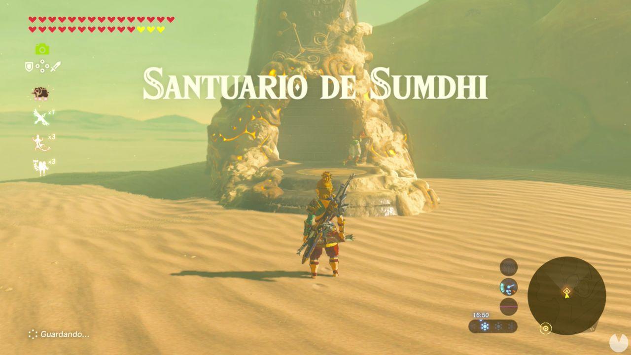 La bebida ideal y Santuario de Sumdhi en Zelda: BotW