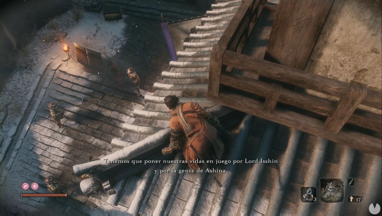 Castillo Ashina en Sekiro: secretos y 100%