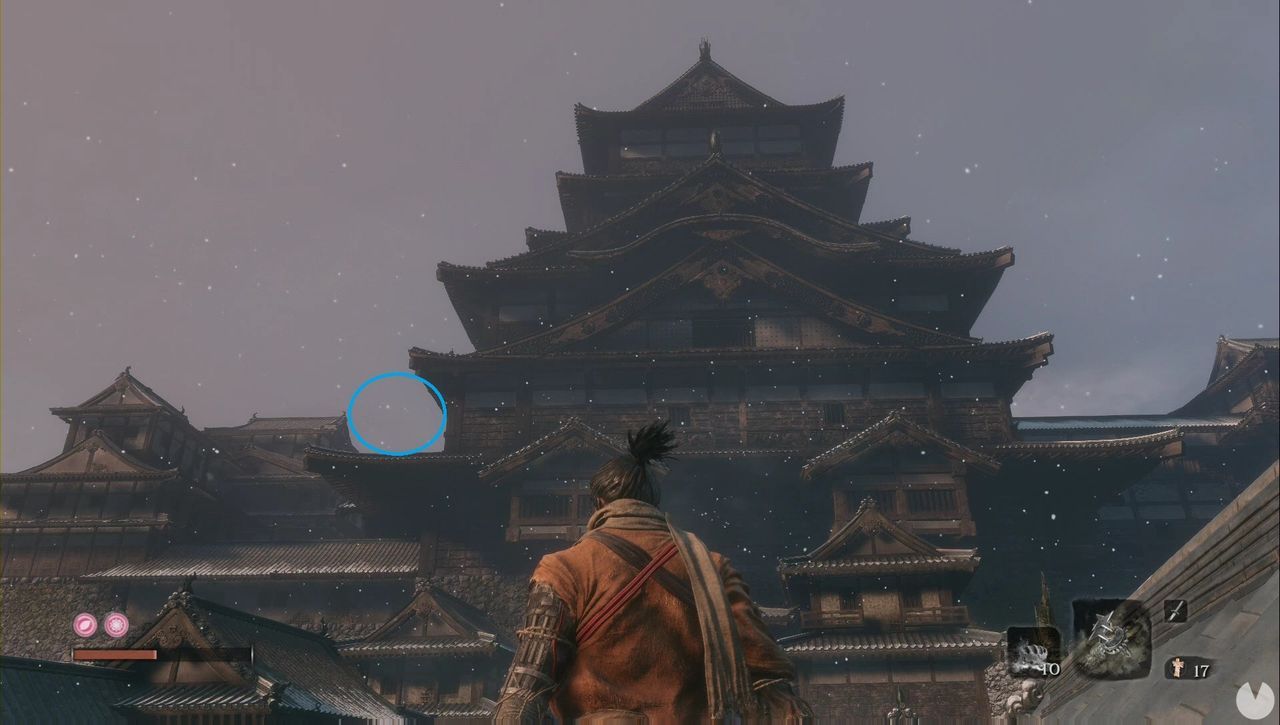 Castillo Ashina en Sekiro: secretos y 100%