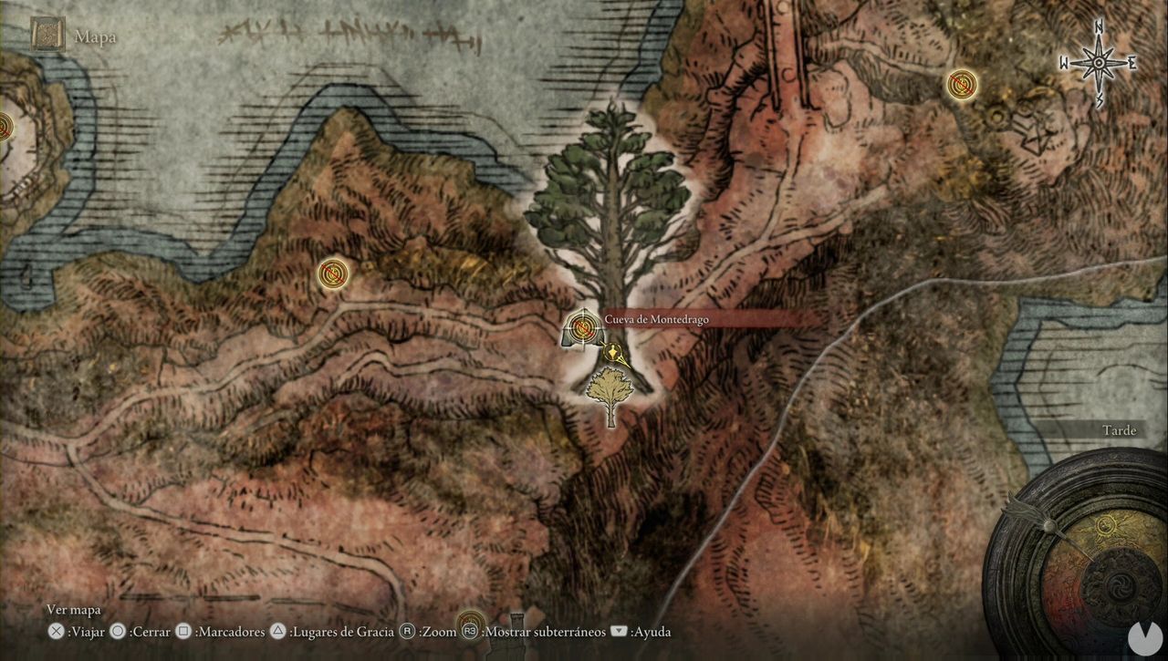Montedrago, lecho de Greyoll en Elden Ring al 100% y mapa