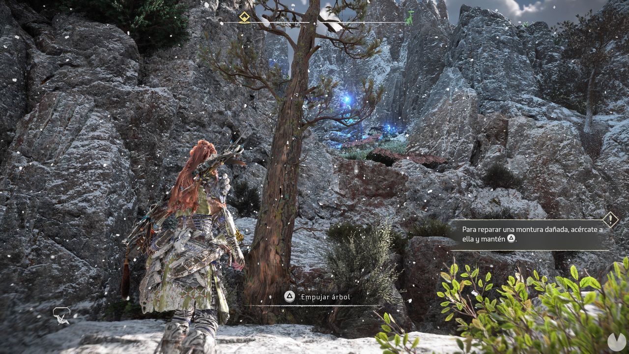 Pico de la señal en Horizon Forbidden West al 100%