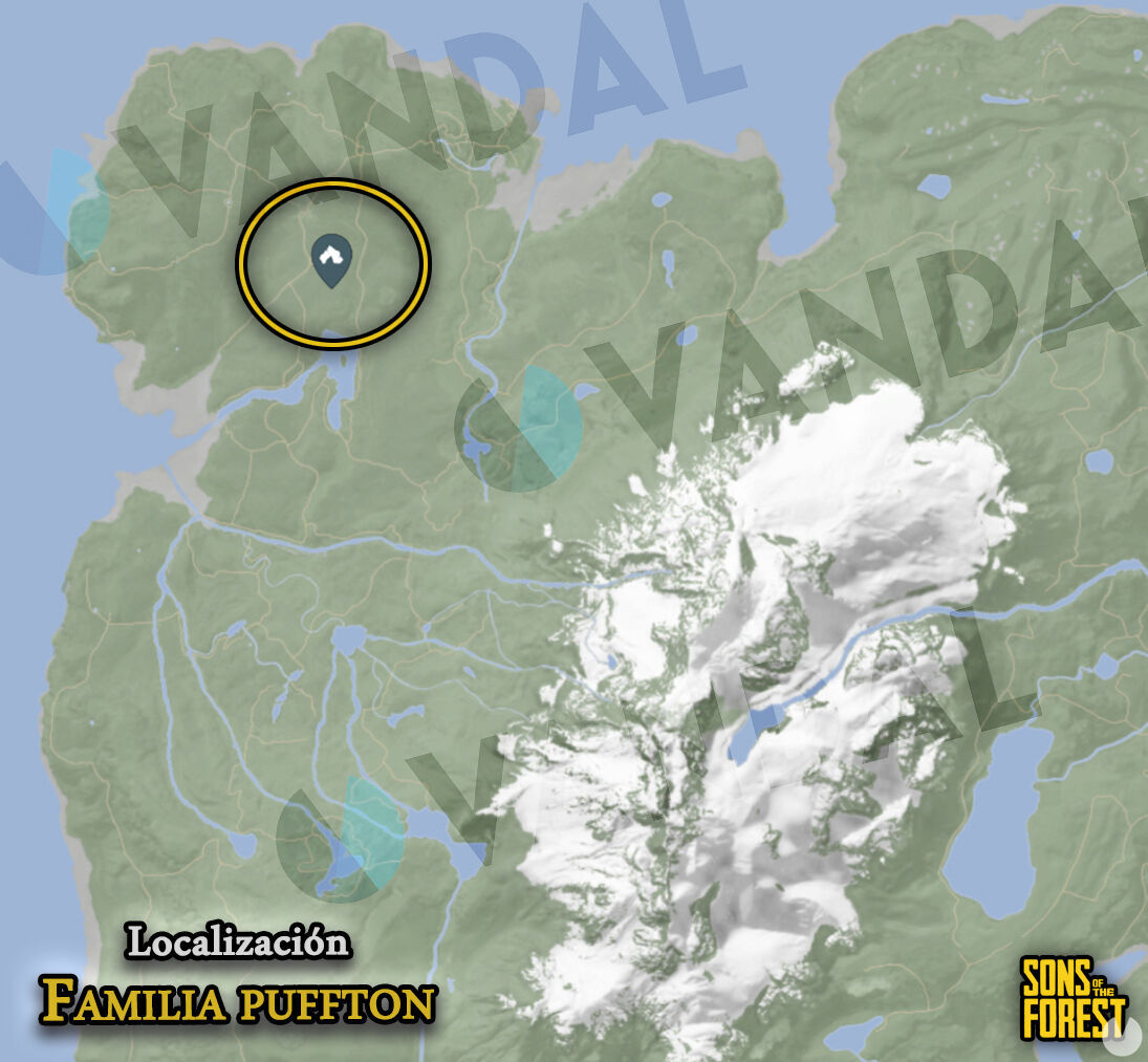Sons of the Forest: ¿Dónde encontrar a la familia Puffton? (Jefe)