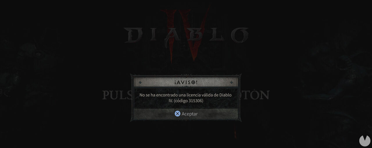 Error de licencia 315306 en Diablo 4: ¿Cómo solucionarlo y qué es?