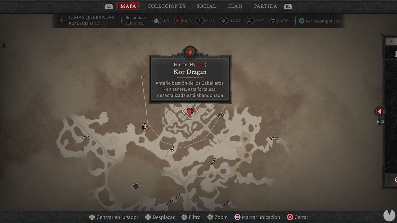 Diablo 4: TODOS los fuertes - Localización, recompensas y detalles