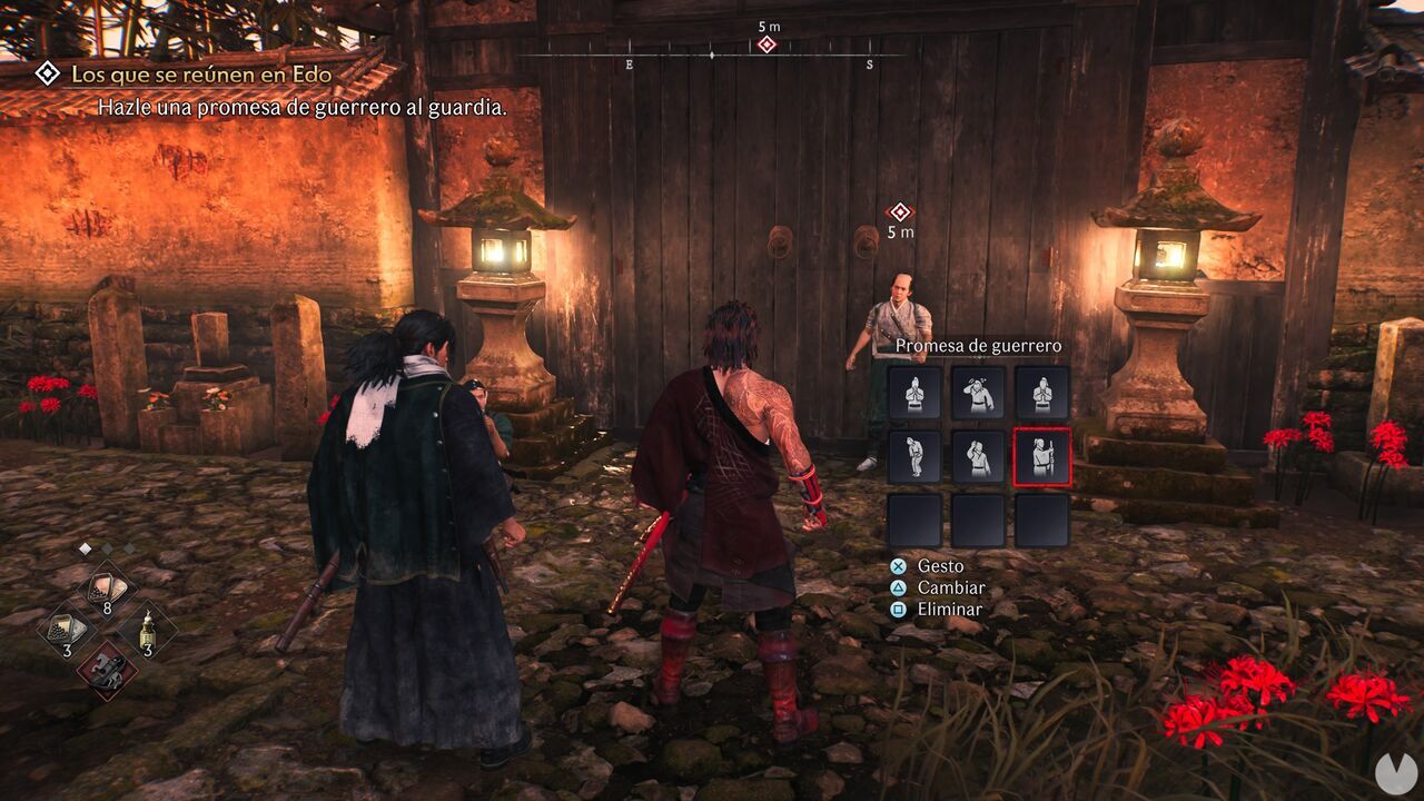 Los que se reúnen en Edo al 100% en Rise of the Ronin