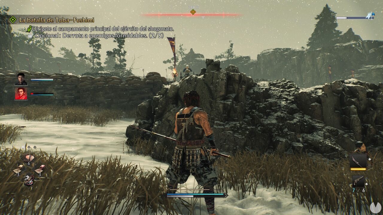 La batalla de Toba-Fushimi al 100% en Rise of the Ronin