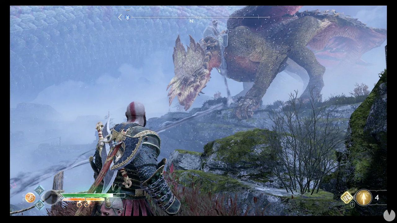 Salve al rey en God of War (PS4)