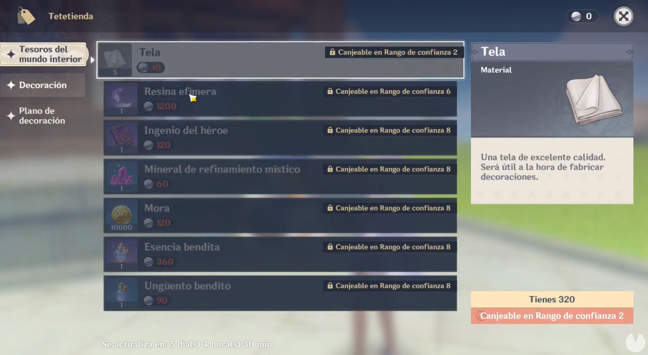 Relajatetera en Genshin Impact: Cómo conseguirla, obtener decoraciones ...