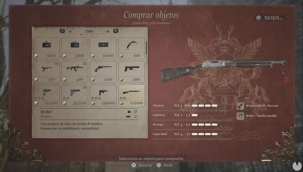 Resident Evil 8 Village: todas las armas y cómo conseguirlas