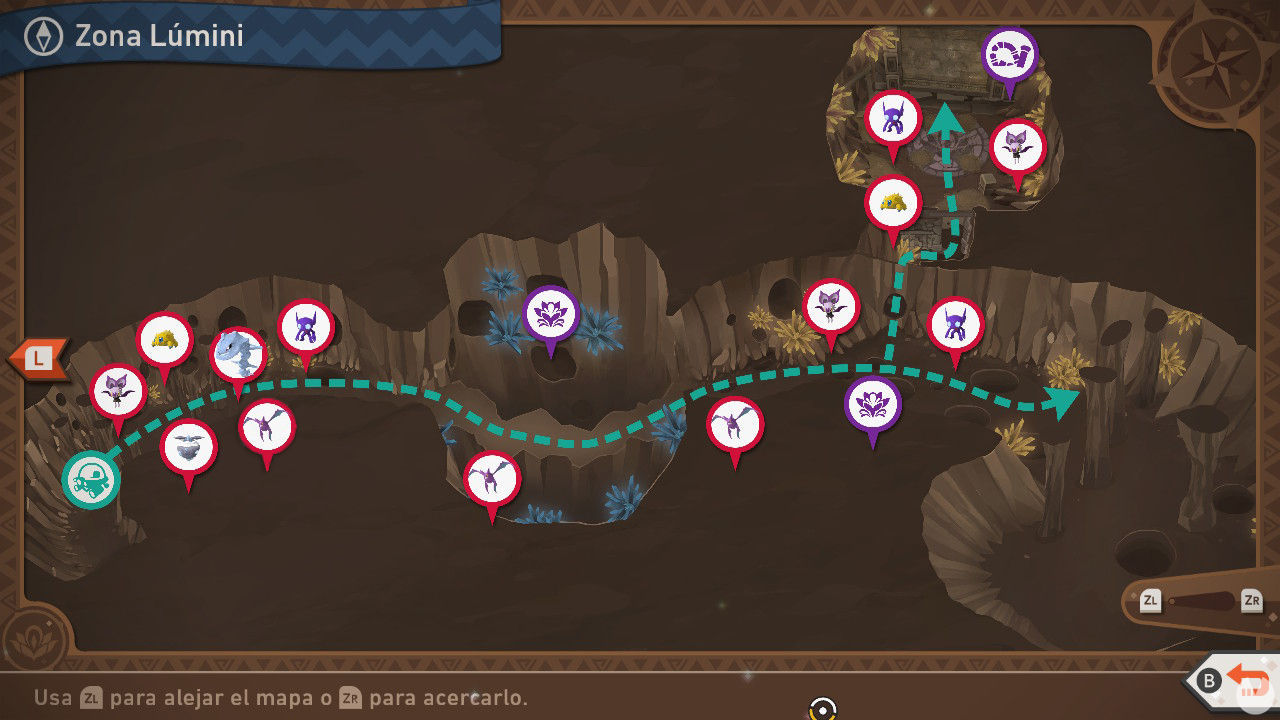 New Pokémon Snap: Caverna Quimbamba de Durus al 100% y Pokémon