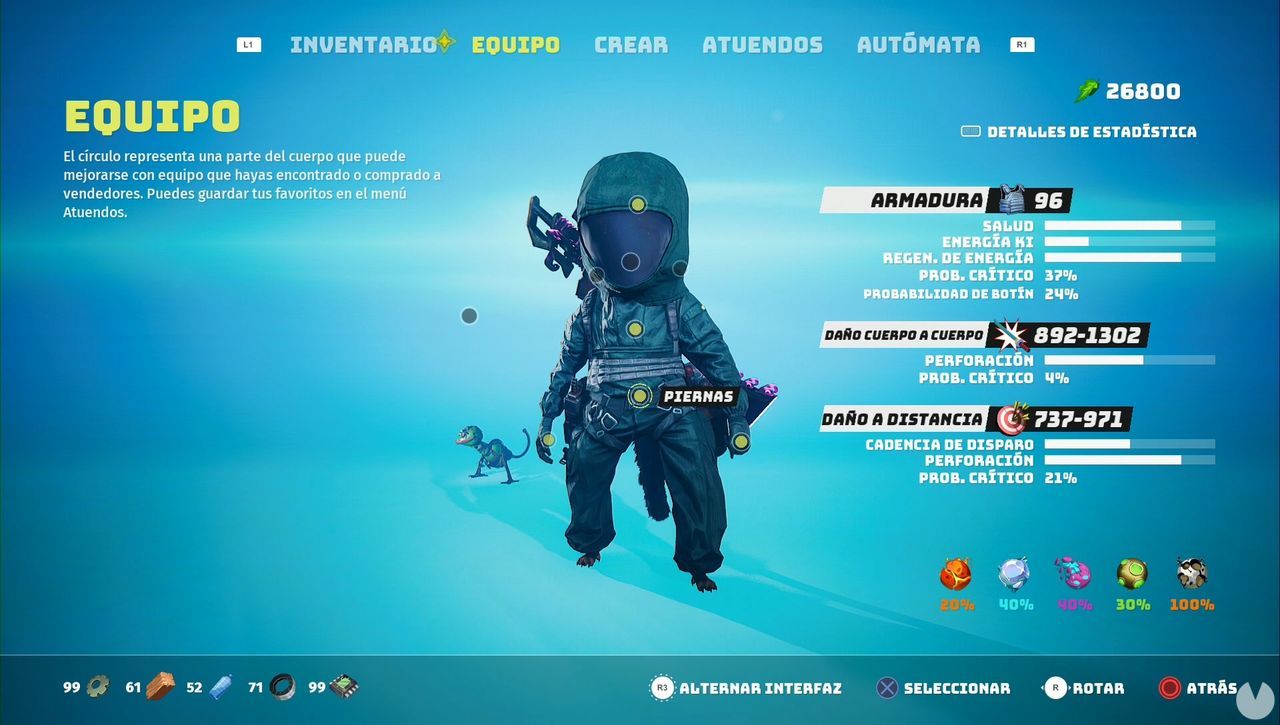 Biomutant: TODOS los trajes de protección y cómo conseguirlos