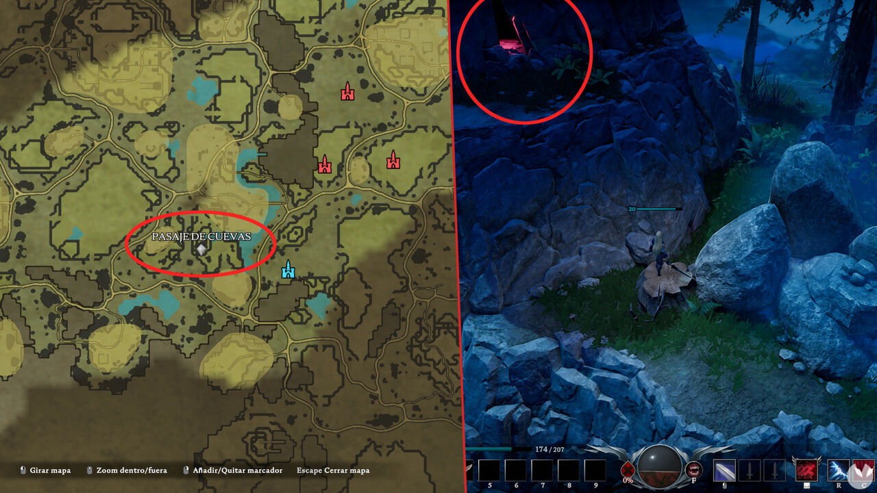 ¿Cómo viajar rápido en V Rising?: LOCALIZACIONES de portales y cuevas