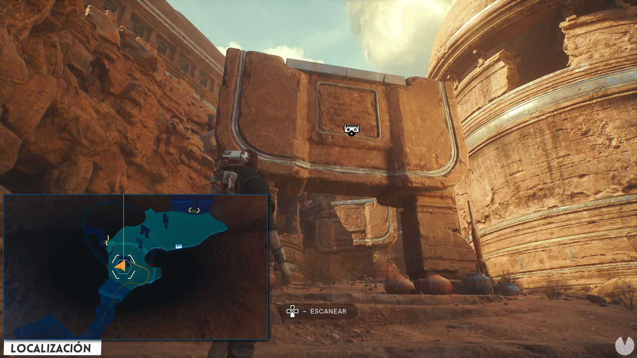 Bancos de datos de Jedha al 100% en Star Wars Jedi Survivor - Localización