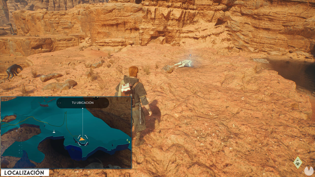 Bancos de datos de Jedha al 100% en Star Wars Jedi Survivor - Localización