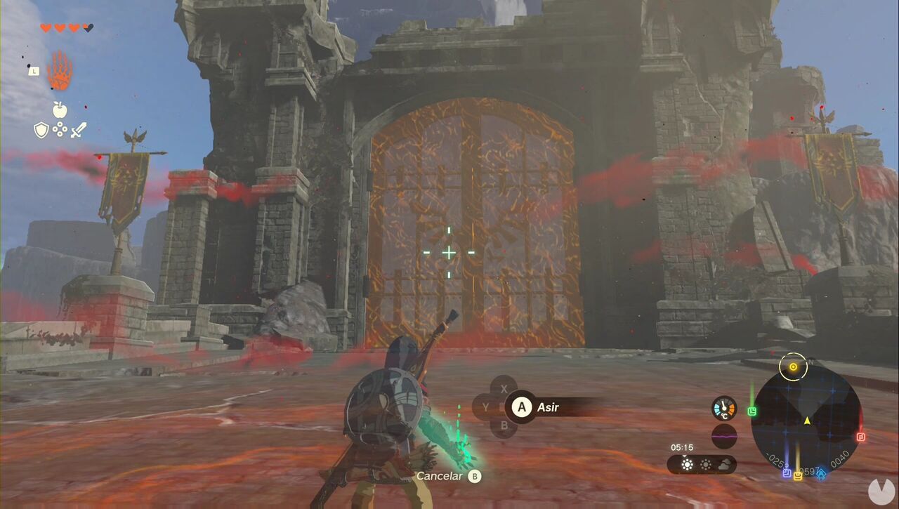 Los sucesos en el castillo de Hyrule al 100% en Zelda: Tears of the Kingdom