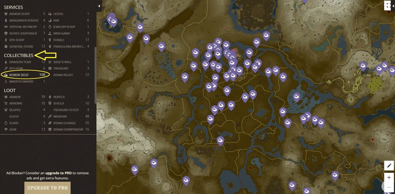 TODAS las semillas Kolog en Zelda: Tears of the Kingdom - Localización