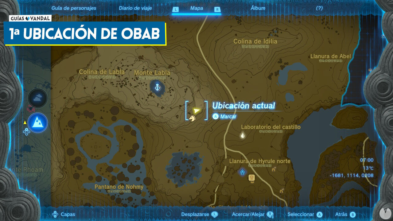 ¿Cómo encontrar a Obab en Zelda: Tears of the Kingdom? - Localización