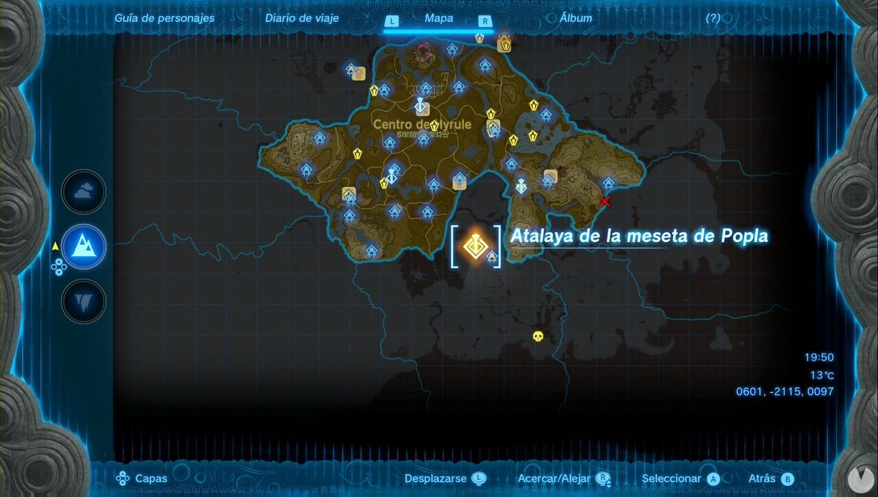 Todas las Atalayas en Zelda: Tears of the Kingdom y su localización