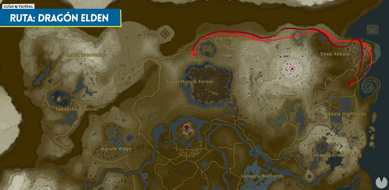 Dragones en Zelda: Tears of the Kingdom - Localización y cómo farmearlos