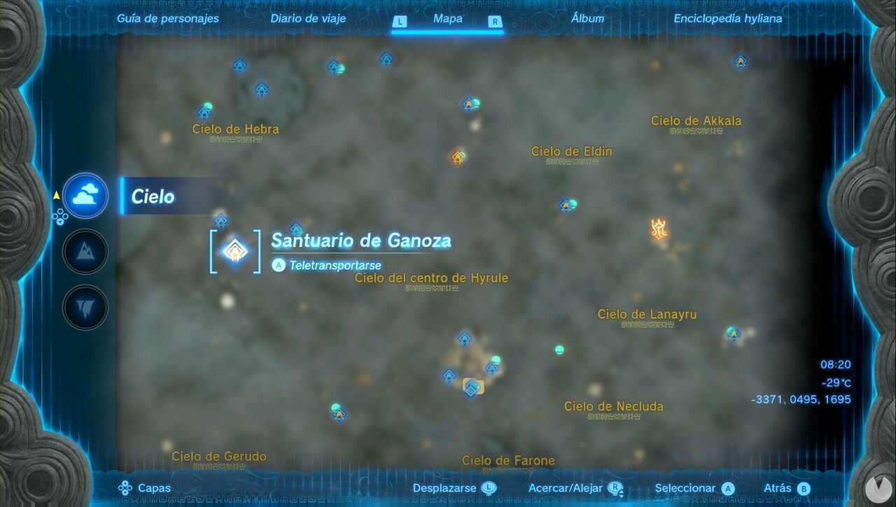 Santuario de Ganoza en Zelda: Tears of the Kingdom - Solución y cómo llegar