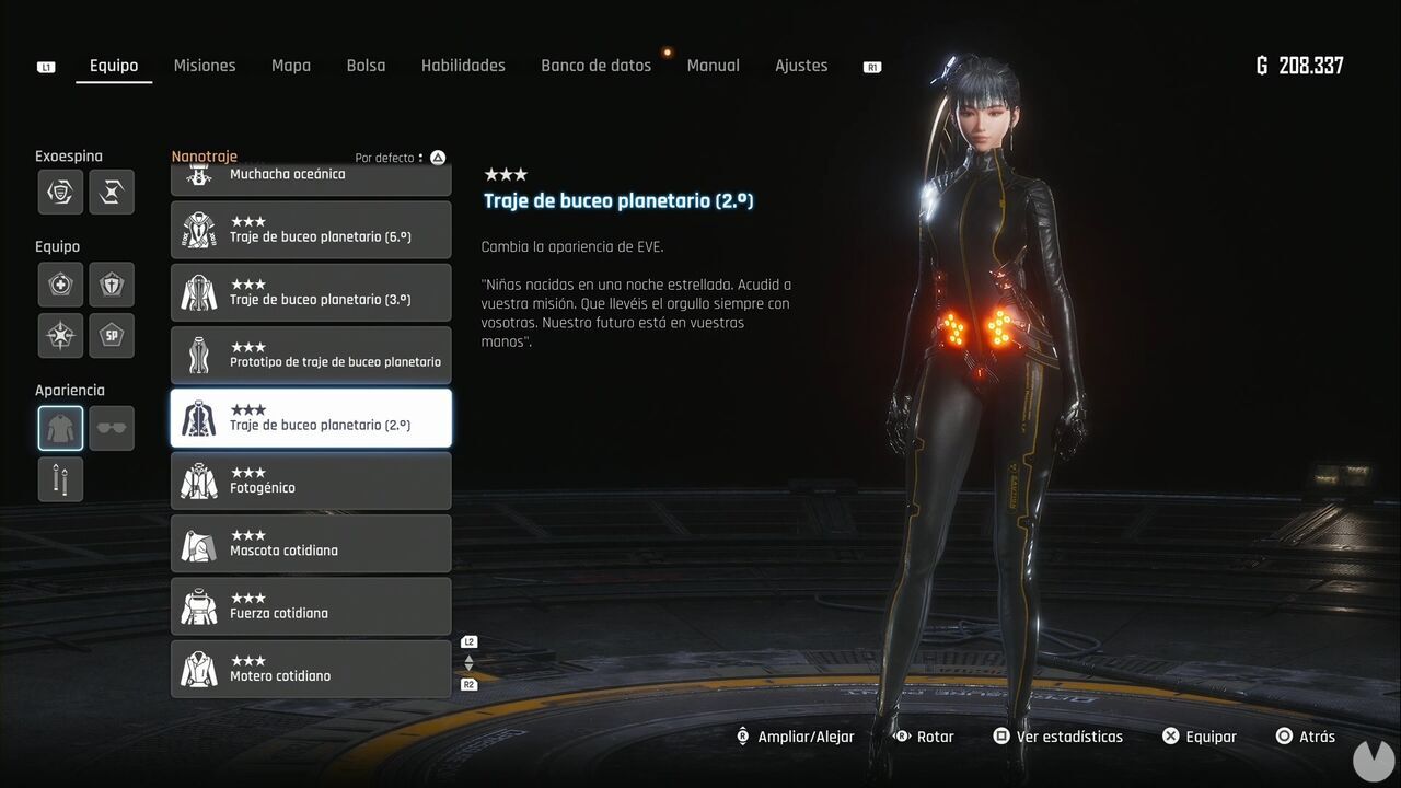TODOS los trajes en Stellar Blade y cómo conseguirlos